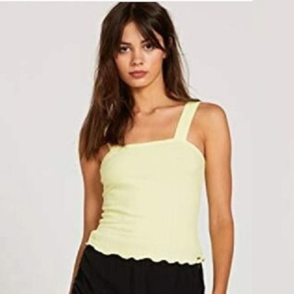 Volcom | Tops | Nwt Volcom Womens Lil Tank Top Soft Ribbed Tshirt ...